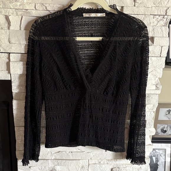 Max Studio | Tops | Max Studio Black Lace Top | Poshmark